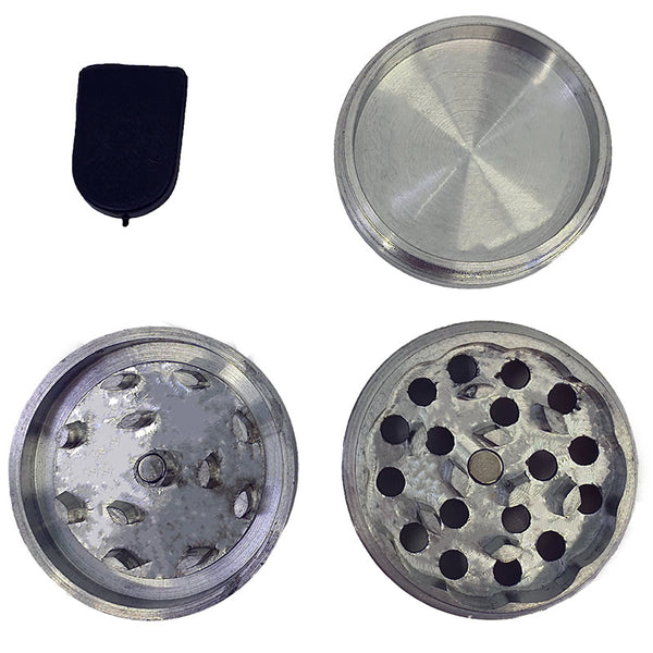 Three Part Aluminium grinder 42 mm - Puff.co.za